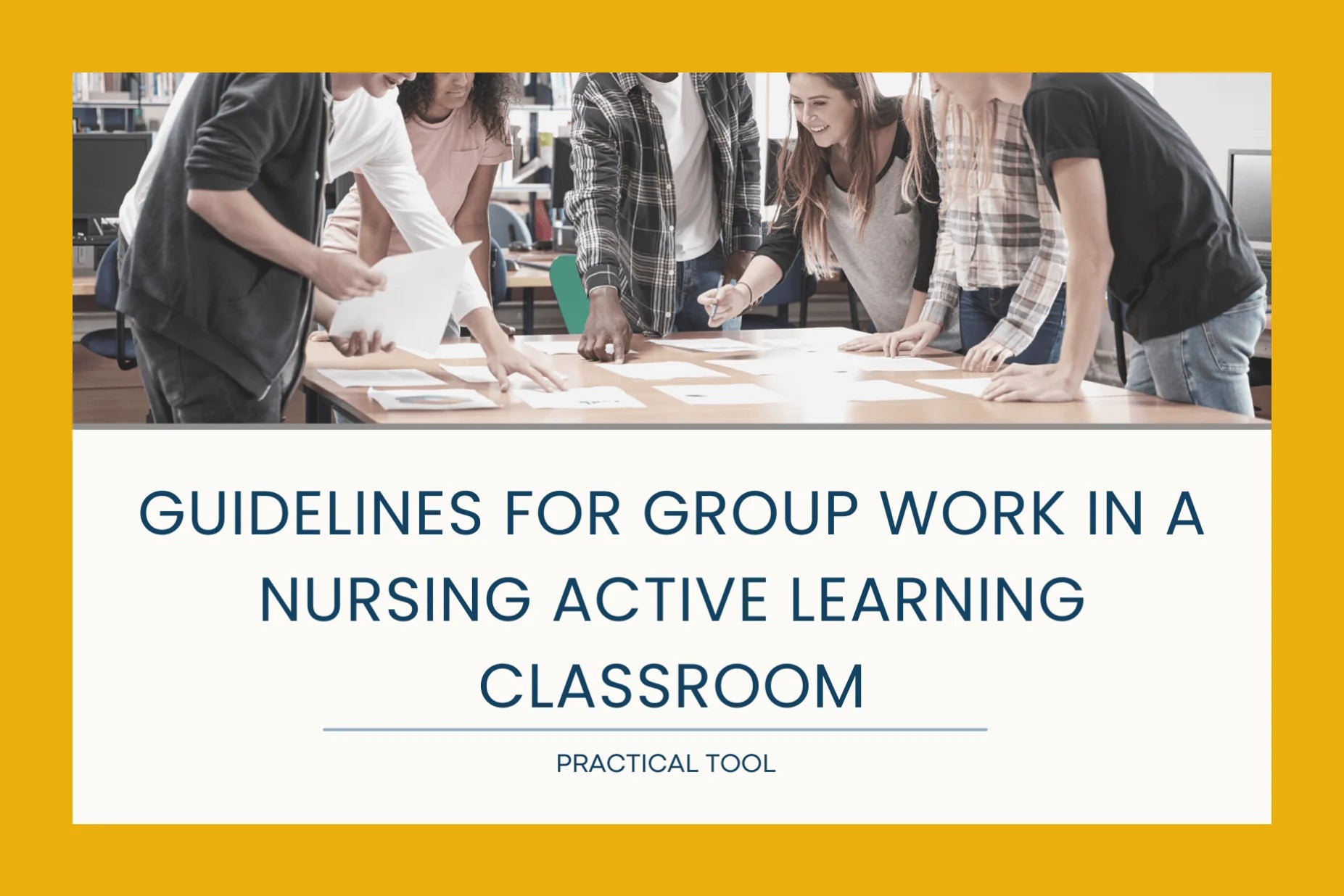 Guidelines for Group Work in a Nursing Active Learning Classroom ...