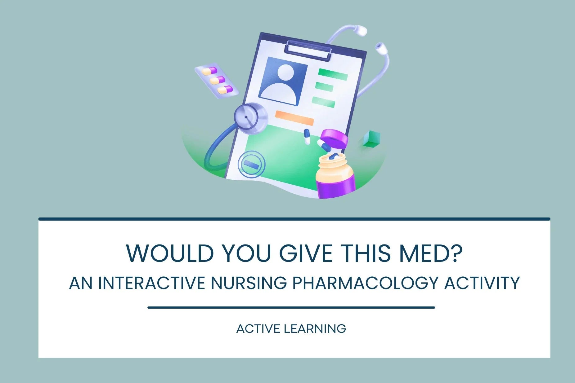 An Interactive Nursing Pharmacology Activity – Breakout RN: Innovative ...
